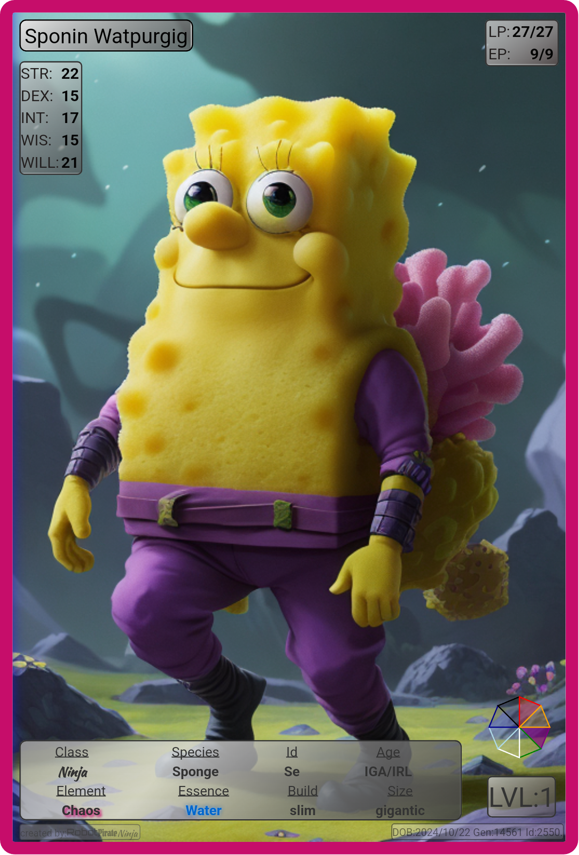 Adding an allusion to a Legend | Robot Pirate Ninja